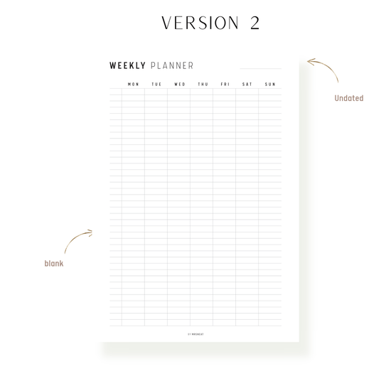 Half Hour Weekly Schedule Printable – mrsneat