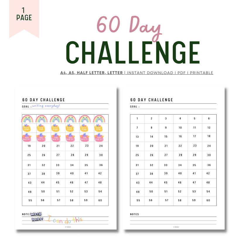 60 Day Challenge – mrsneat