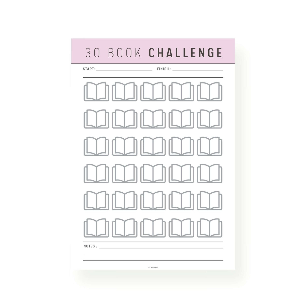 30 Book Challenge Pdf – mrsneat