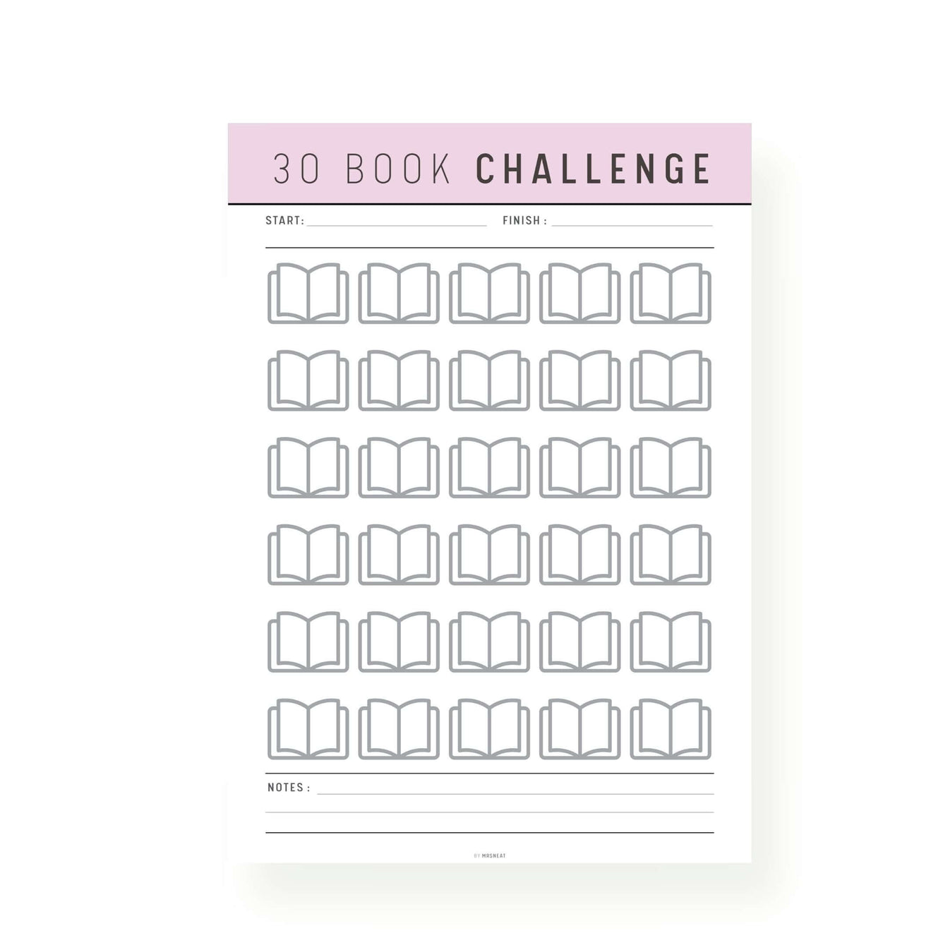 30 Book Challenge Pdf – mrsneat