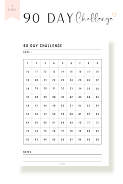Habit Challenge Printable Bundle – mrsneat