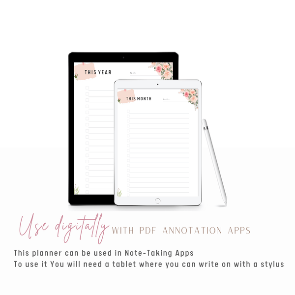 Floral To Do List Planner Printable Bundle – mrsneat