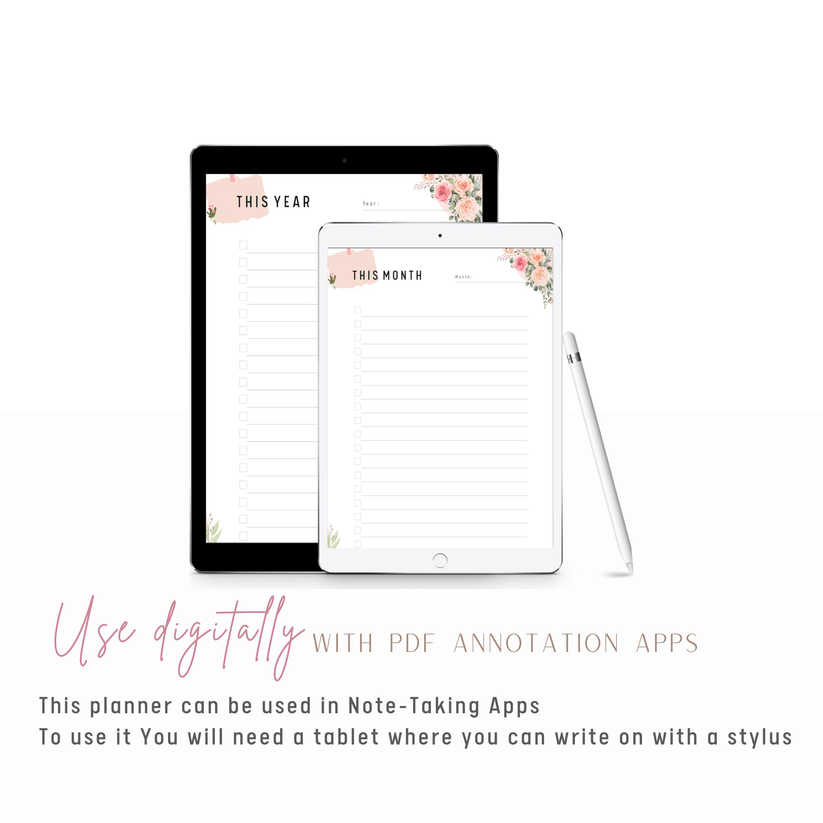 Floral To Do List Planner Printable Bundle – mrsneat
