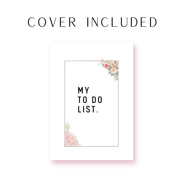 Floral To Do List Planner Printable Bundle – mrsneat