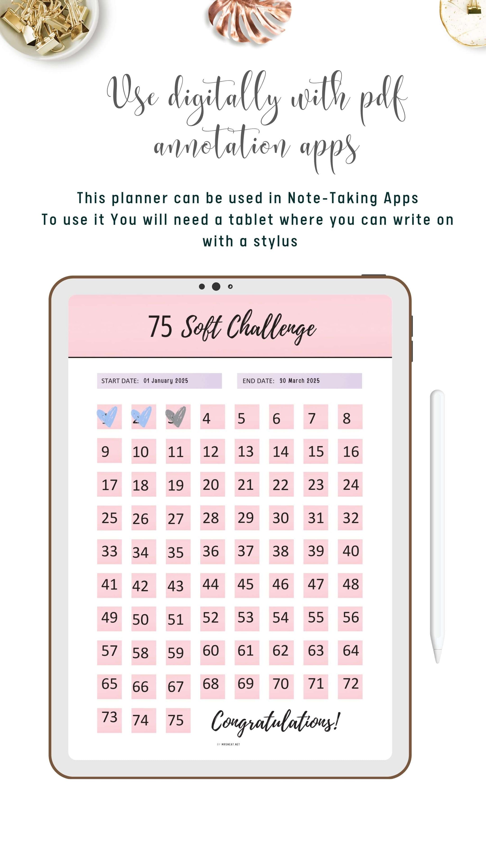 75 Soft Challenge Tracker – mrsneat