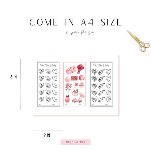 Valentine's day savings challenge printable – mrsneat