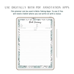 Book Summary Template Printable – mrsneat