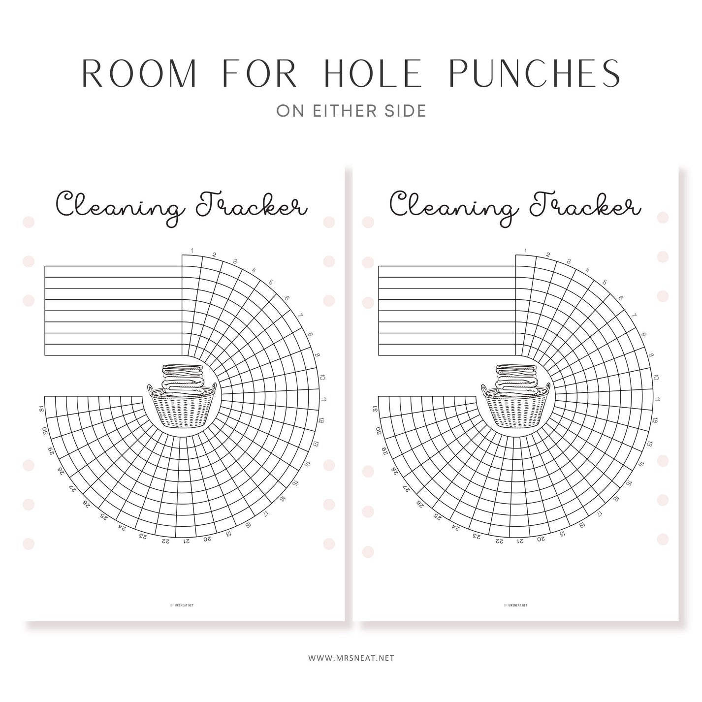 Cleaning Tracker Printable - M543 – mrsneat