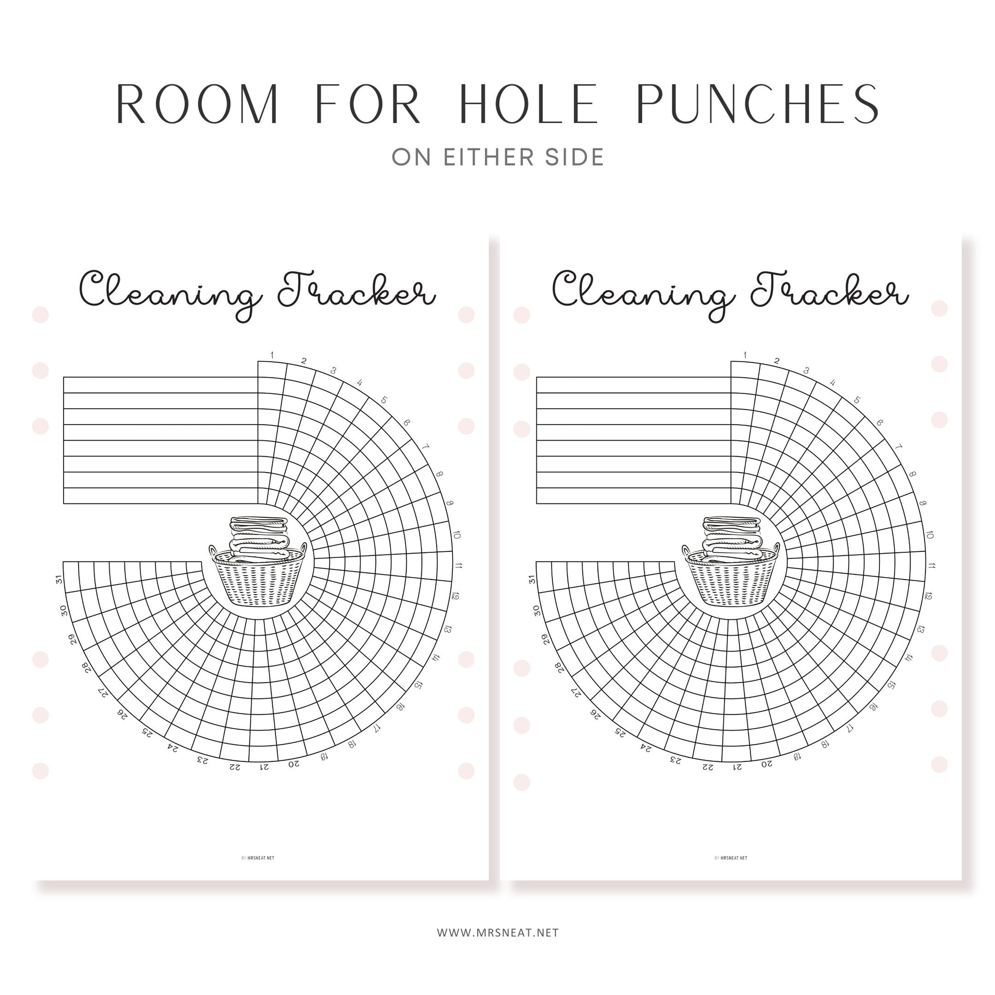 Cleaning Tracker Printable - M543 – mrsneat