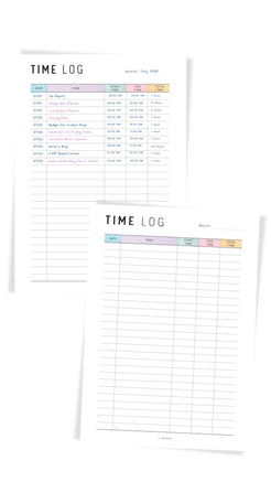 Time Management Planner Printable- M326 – mrsneat