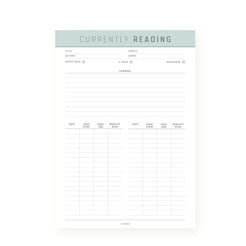 Currently Reading Template Printable – mrsneat