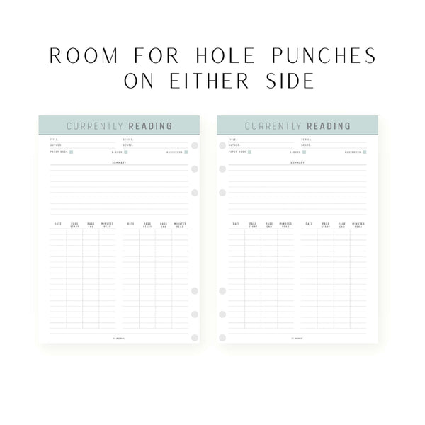 Currently Reading Template Printable – mrsneat