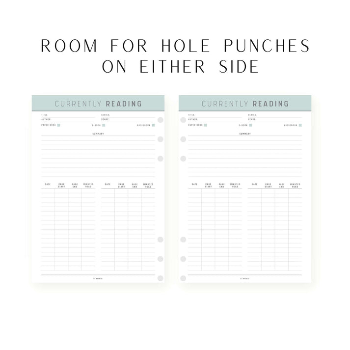 Currently Reading Template Printable – mrsneat