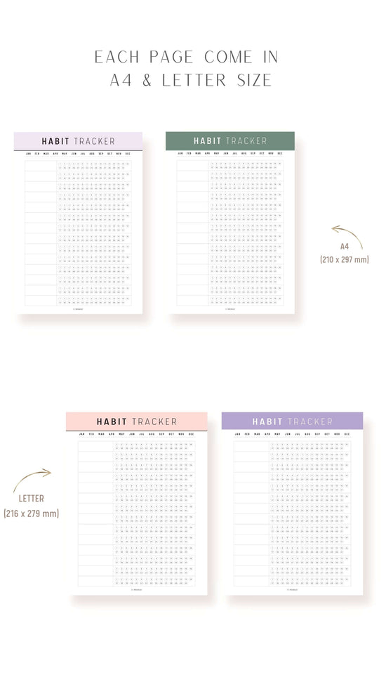 Printable Daily Habit Tracker Template – mrsneat