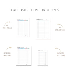 Expense Tracker Sheet - M445 – mrsneat