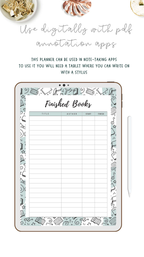 Books I Have Read Template Printable - M424 – mrsneat