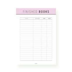 Book Complete List Printable – mrsneat