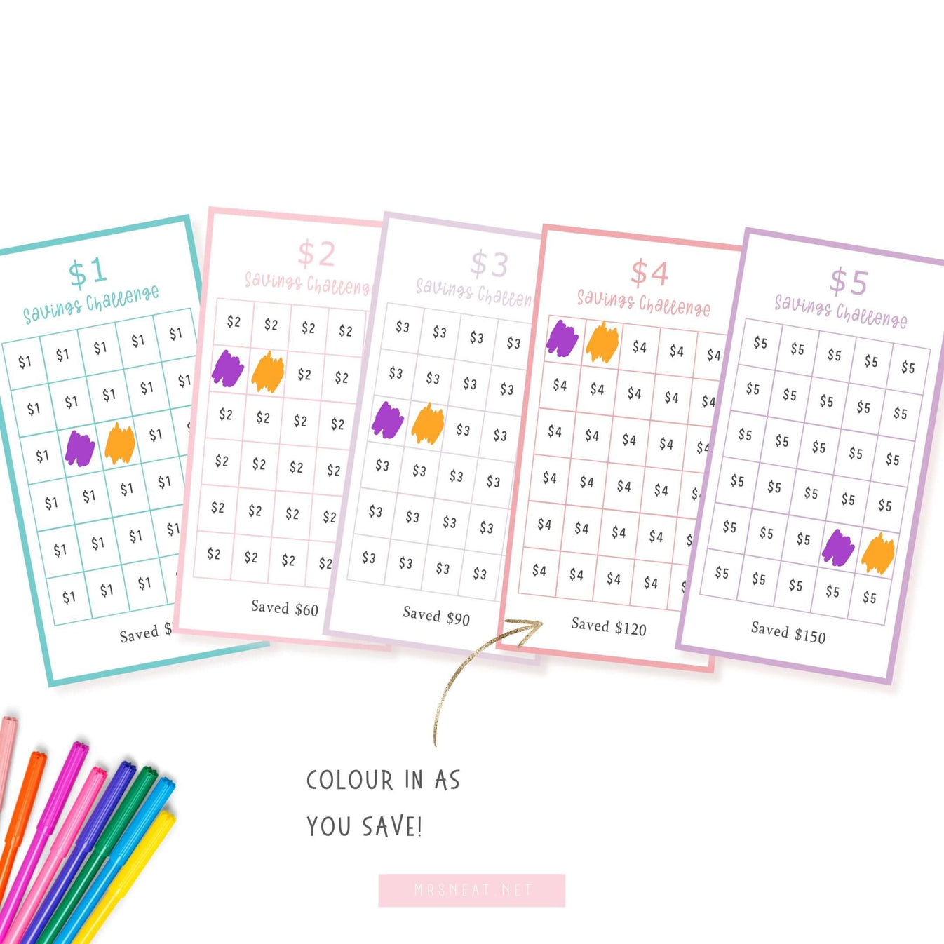 Low Income Mini Savings Challenge – mrsneat