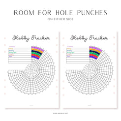 Daily Hobby Tracker Printable Page - M548 – mrsneat