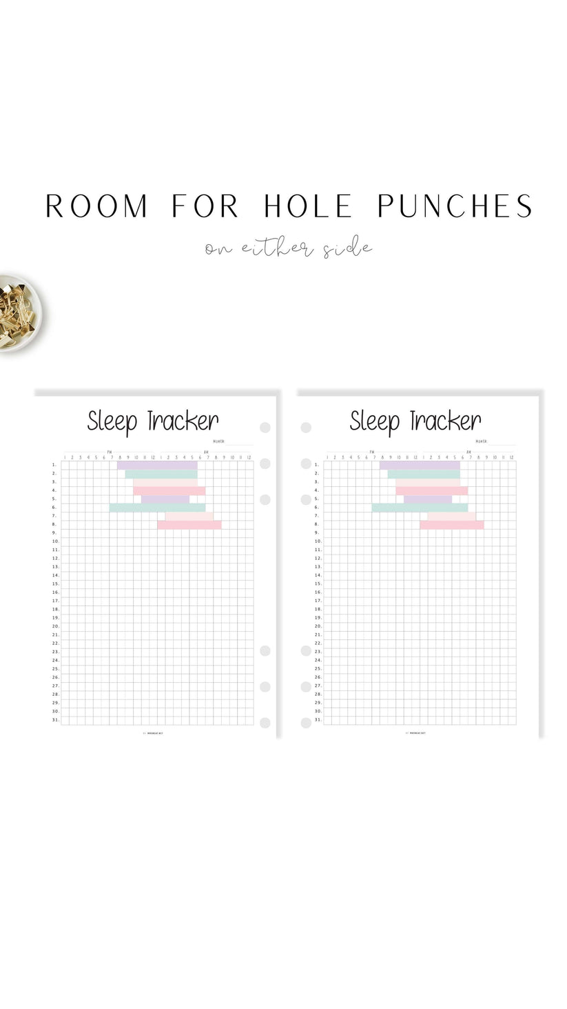 Printable Sleep Tracker – mrsneat