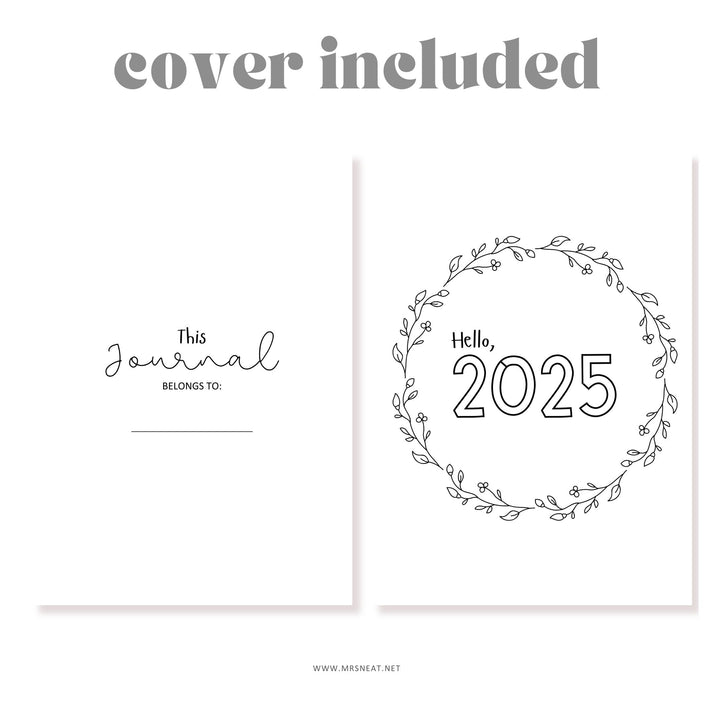 Monthly and Yearly Journal Bundle - M551 – mrsneat