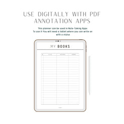My Books List Template Printable - M220 – mrsneat
