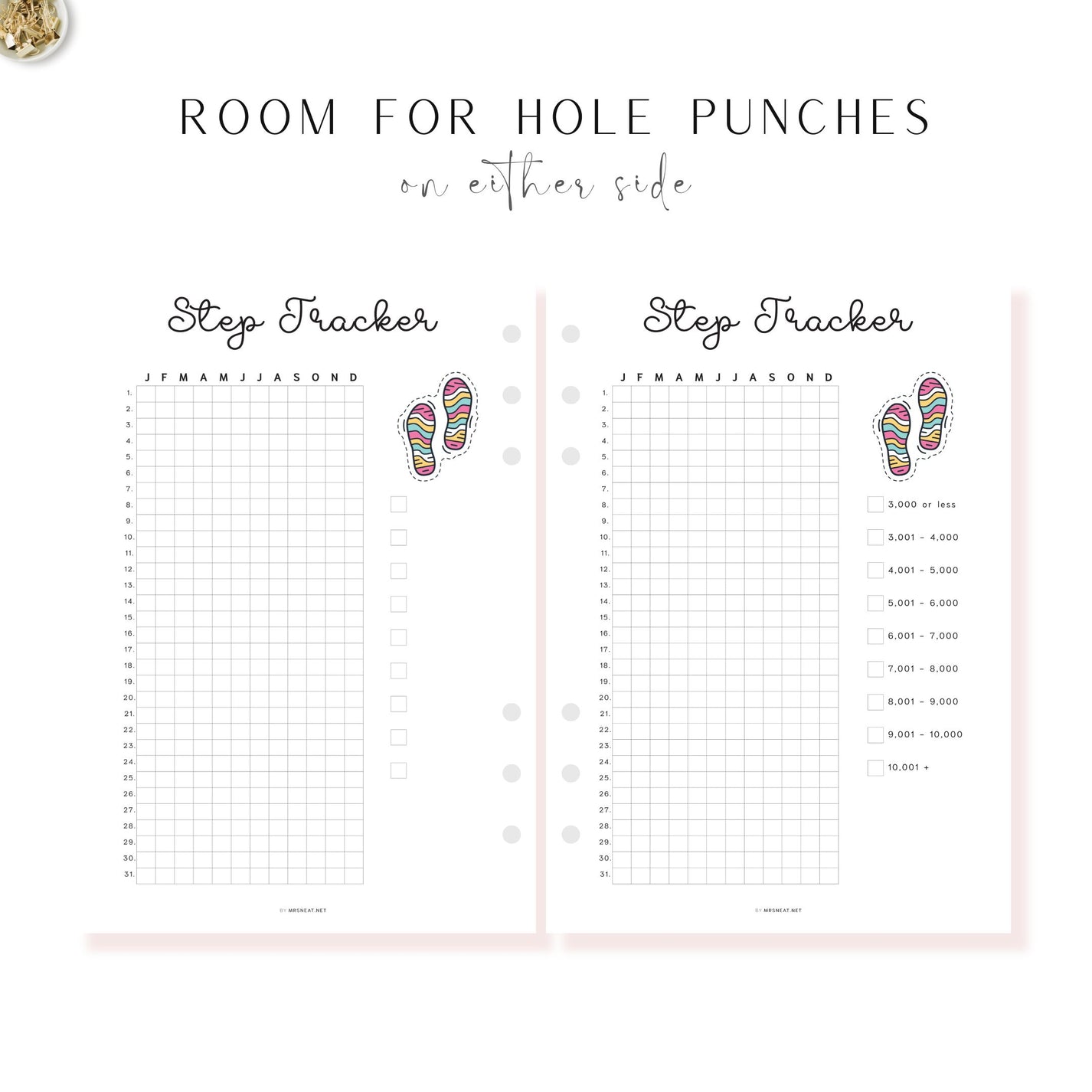 Step Tracker Printable PDF - M507 – mrsneat