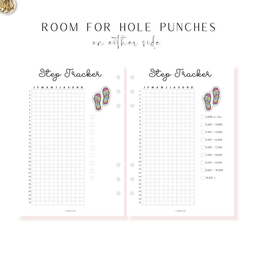 Step Tracker Printable PDF - M507 – mrsneat