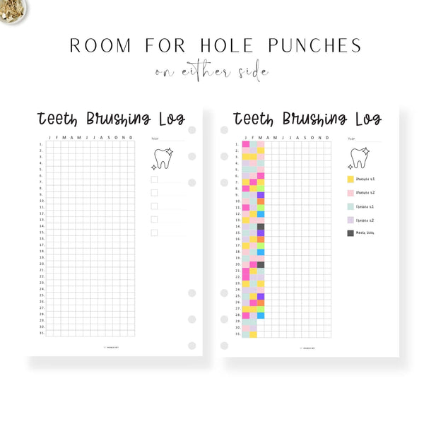 Teeth Brushing Checklist Printable – mrsneat