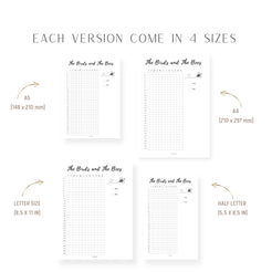 Intimacy Tracker Template Printable – mrsneat
