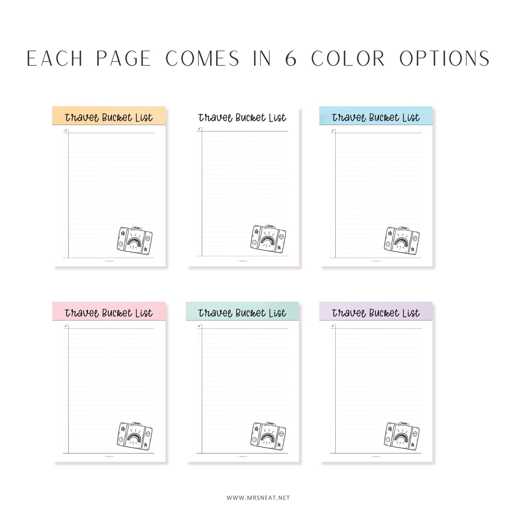 PRINTABLE Things To Remember Planner Bundle - M549 – mrsneat