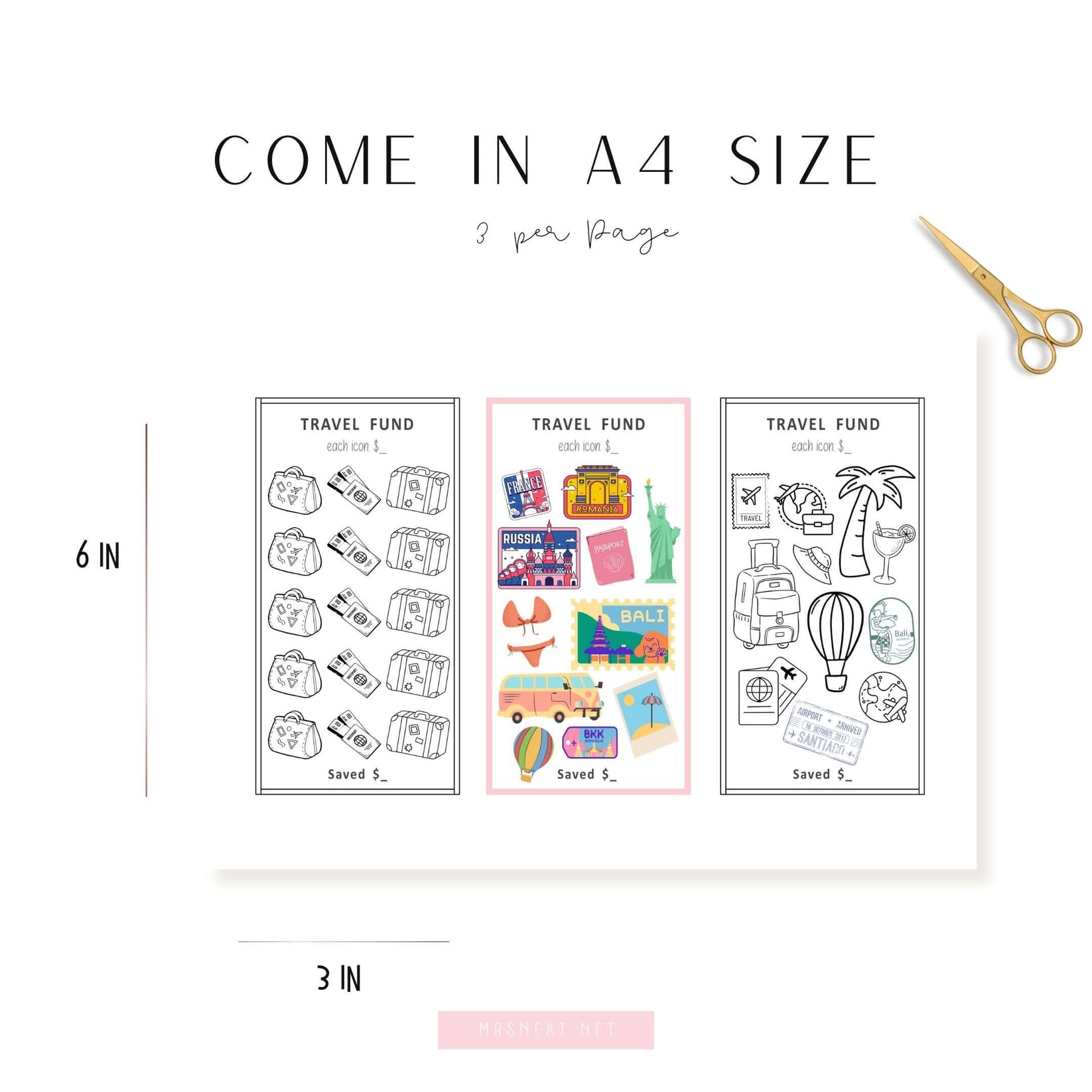 Travel Fund Savings Challenge – mrsneat