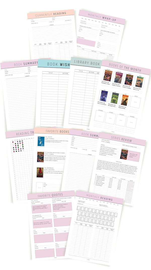 Ultimate Reading Journal Bundle - M216 – mrsneat