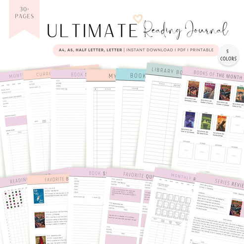 Ultimate Reading Journal Bundle – mrsneat