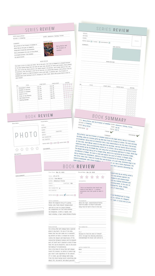 Ultimate Reading Journal Bundle – mrsneat