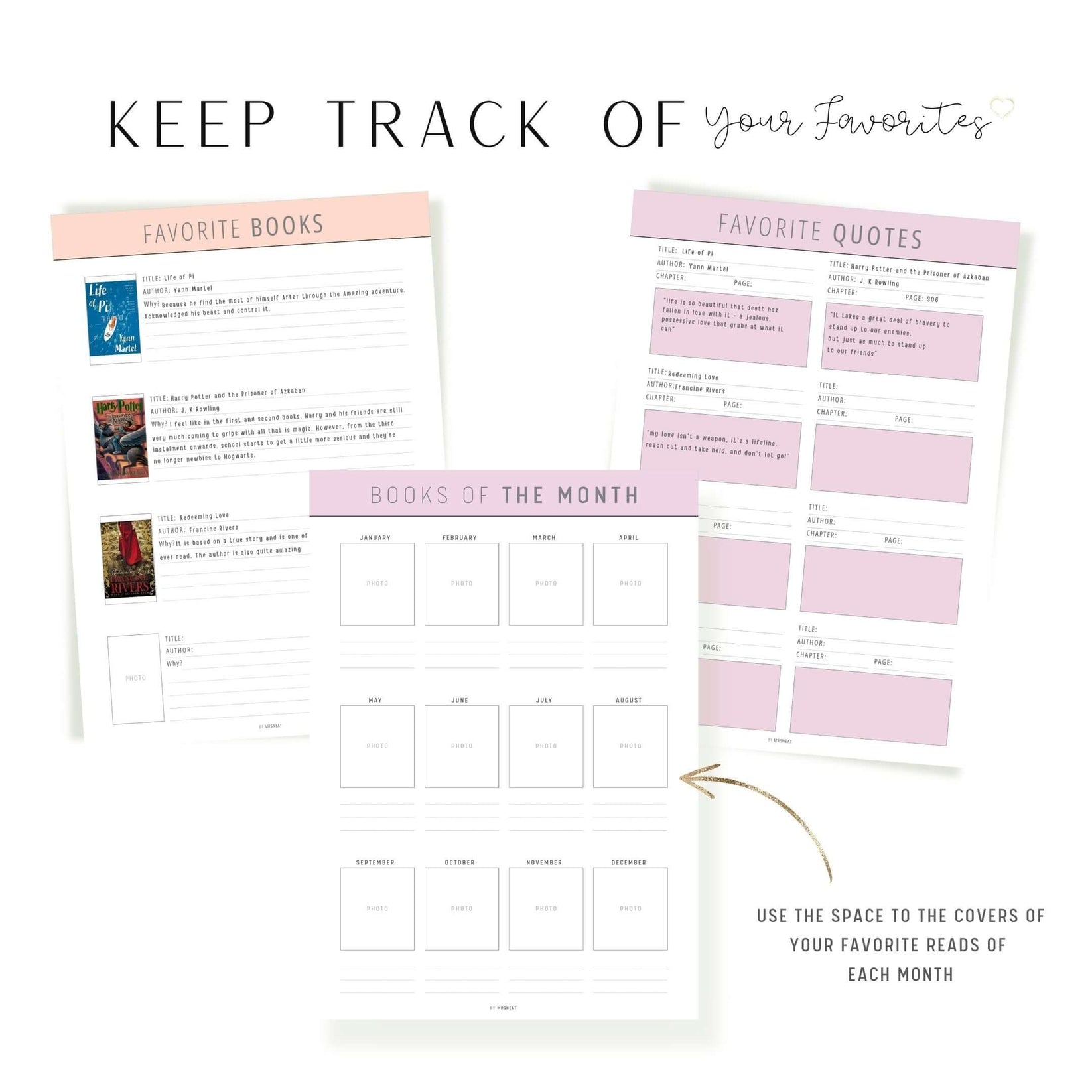 Ultimate Reading Journal Bundle – mrsneat