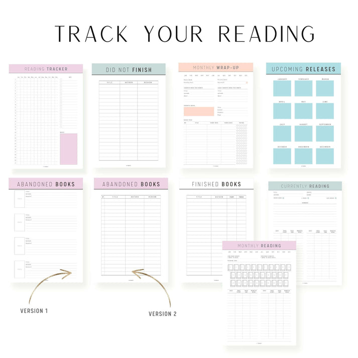 Ultimate Reading Journal Bundle - M216 – mrsneat