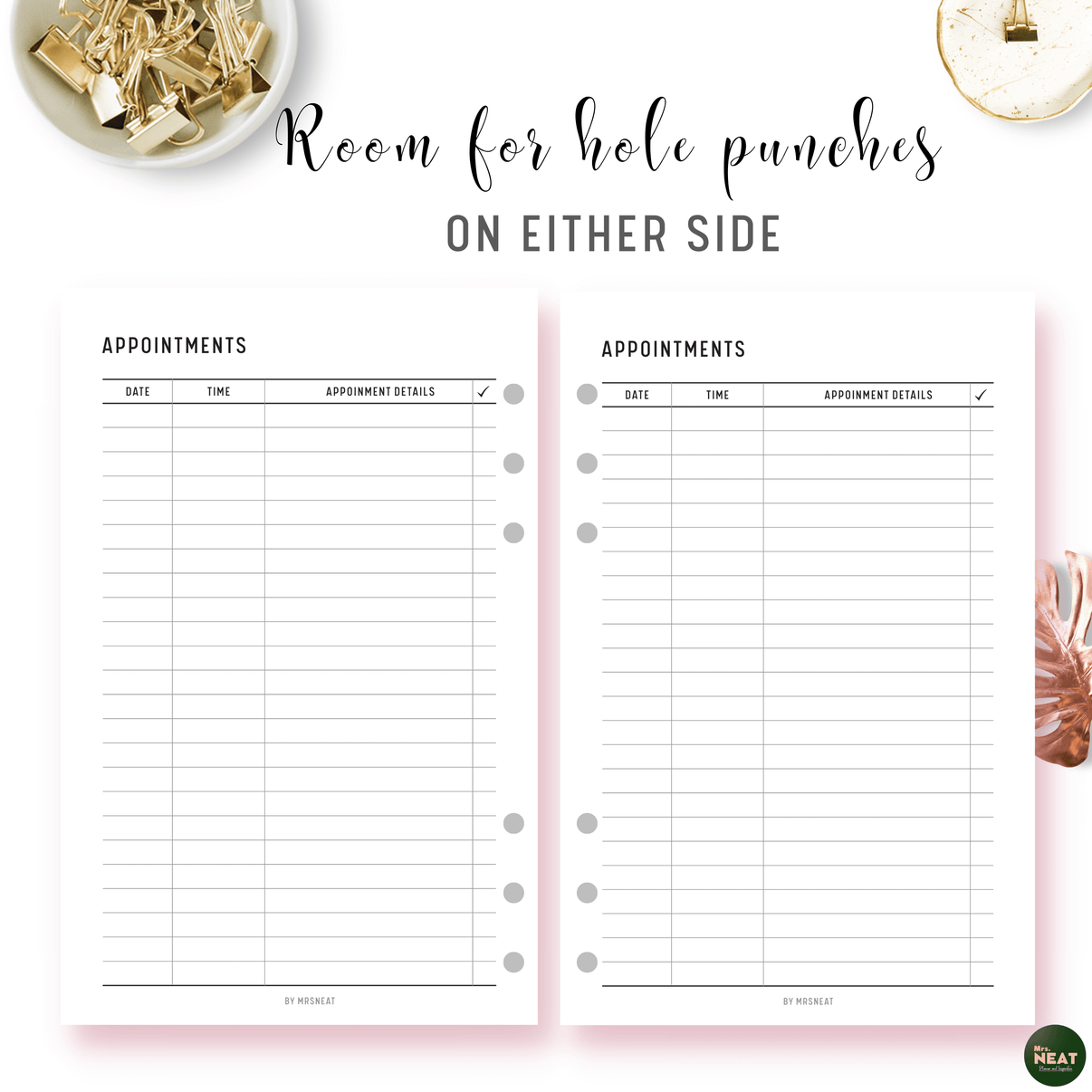 Appointment Tracker - M083 – mrsneat