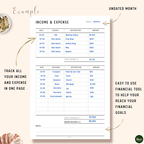 Income and Expense Tracker – mrsneat