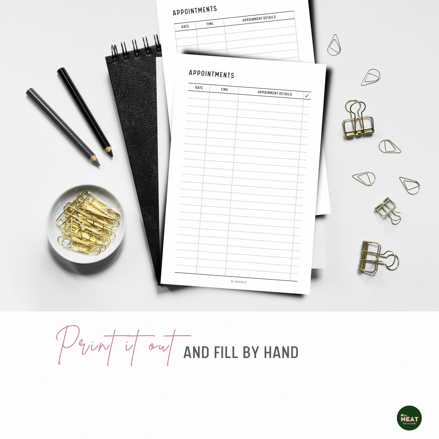 Appointment Tracker – mrsneat