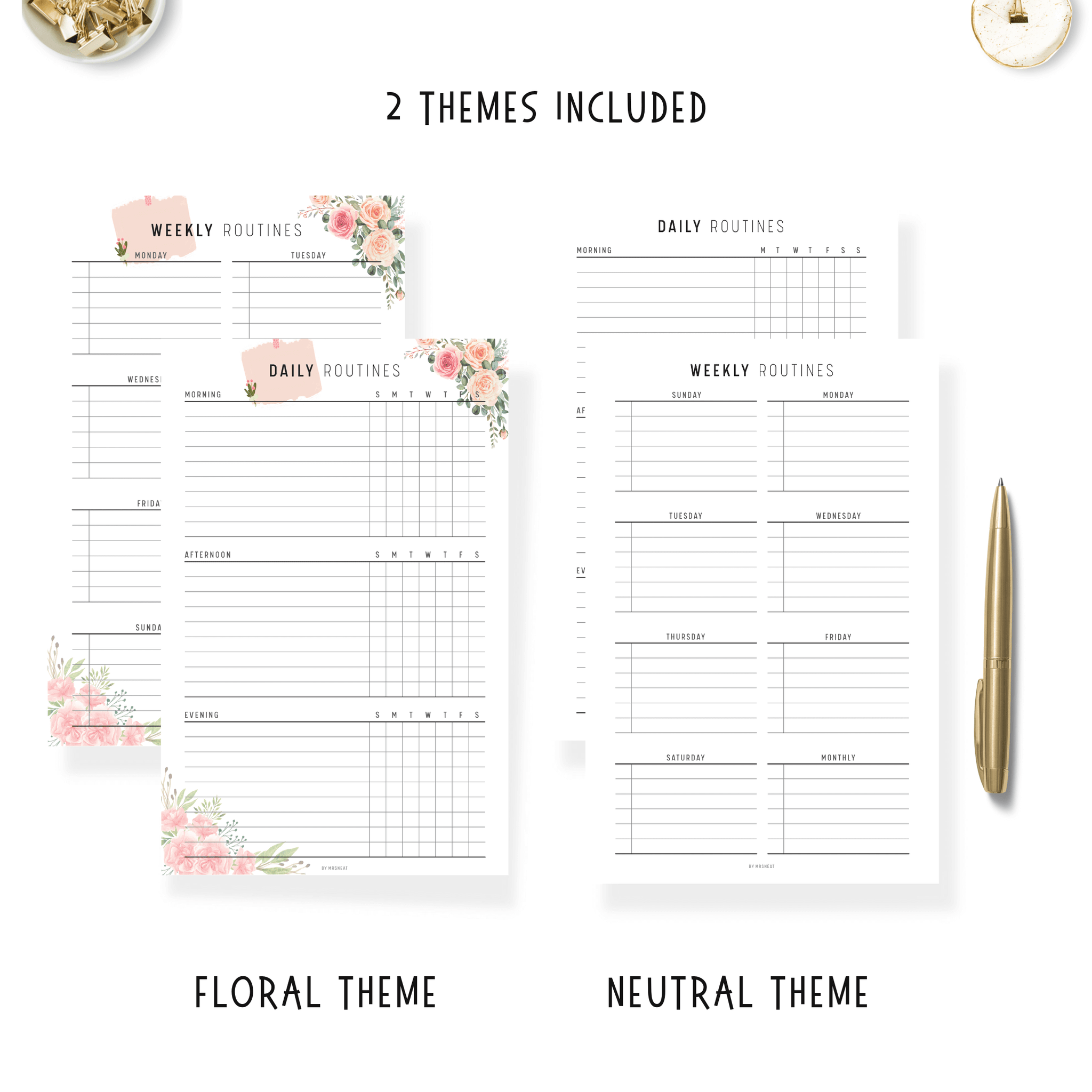 Routine Planner Checklist – mrsneat