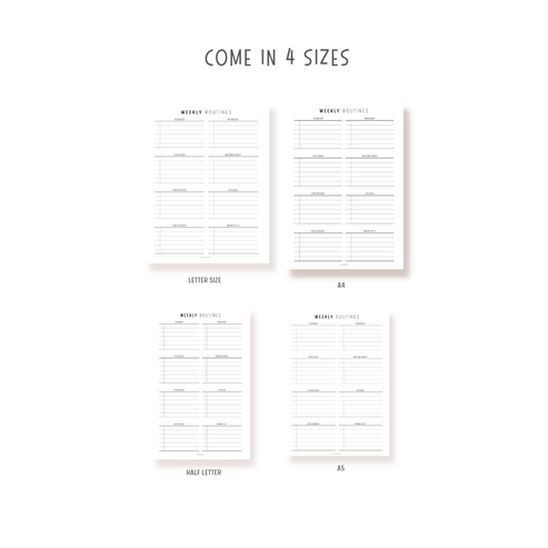 Routine Planner Checklist – mrsneat