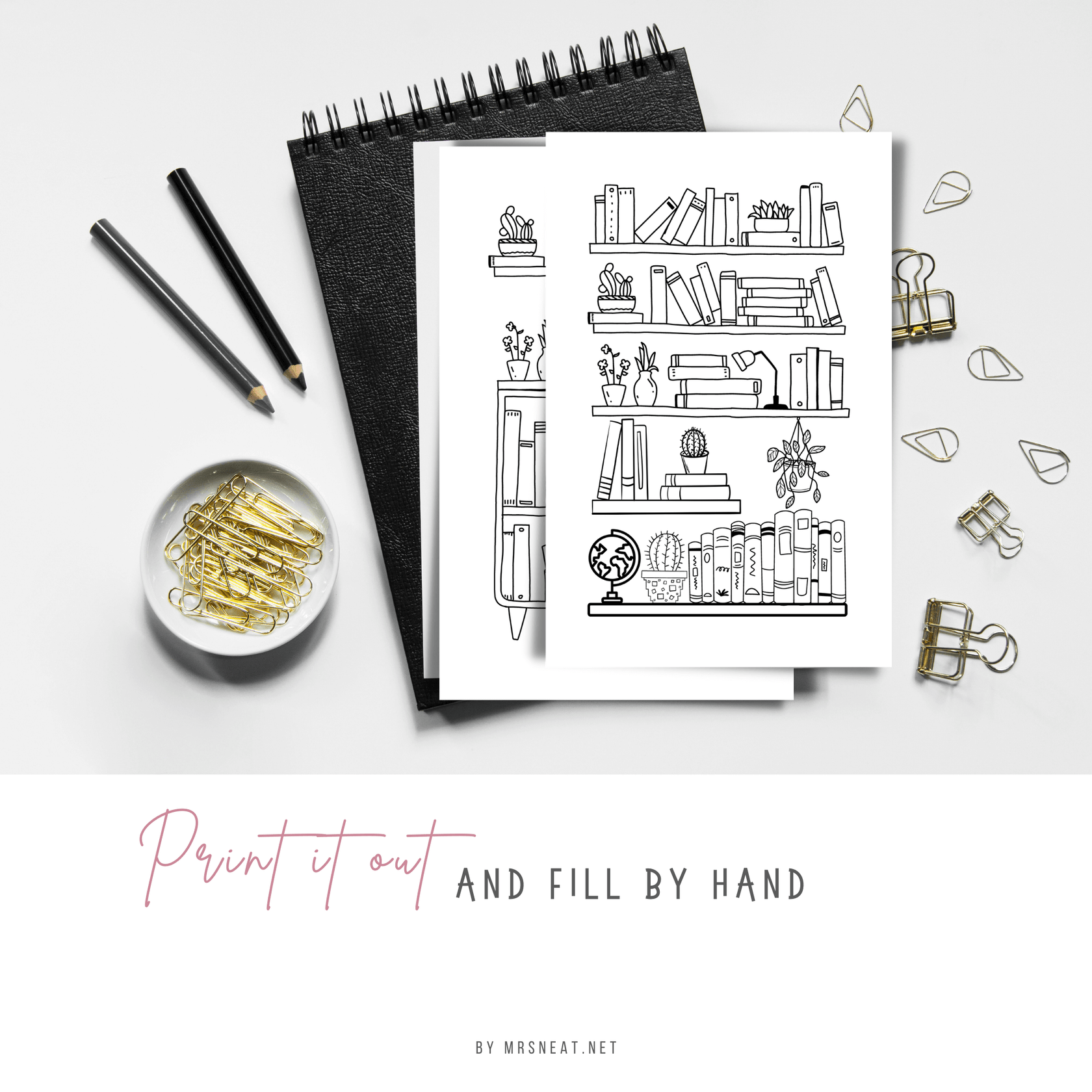 Reading List Bookmark & Bookshelf Tracker – mrsneat