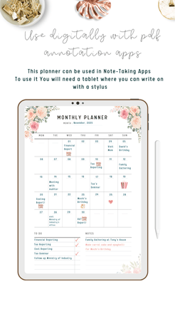 Daily, Weekly, Monthly Planner & Notes Pages – mrsneat