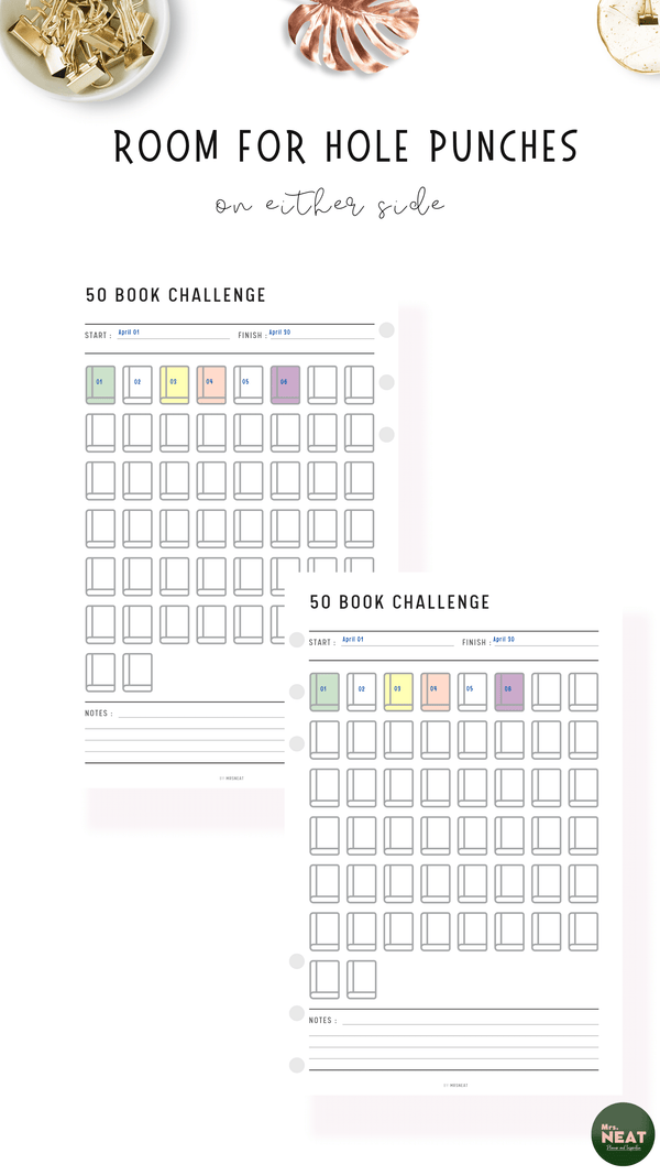 Book Challenge Bundle Printable – mrsneat