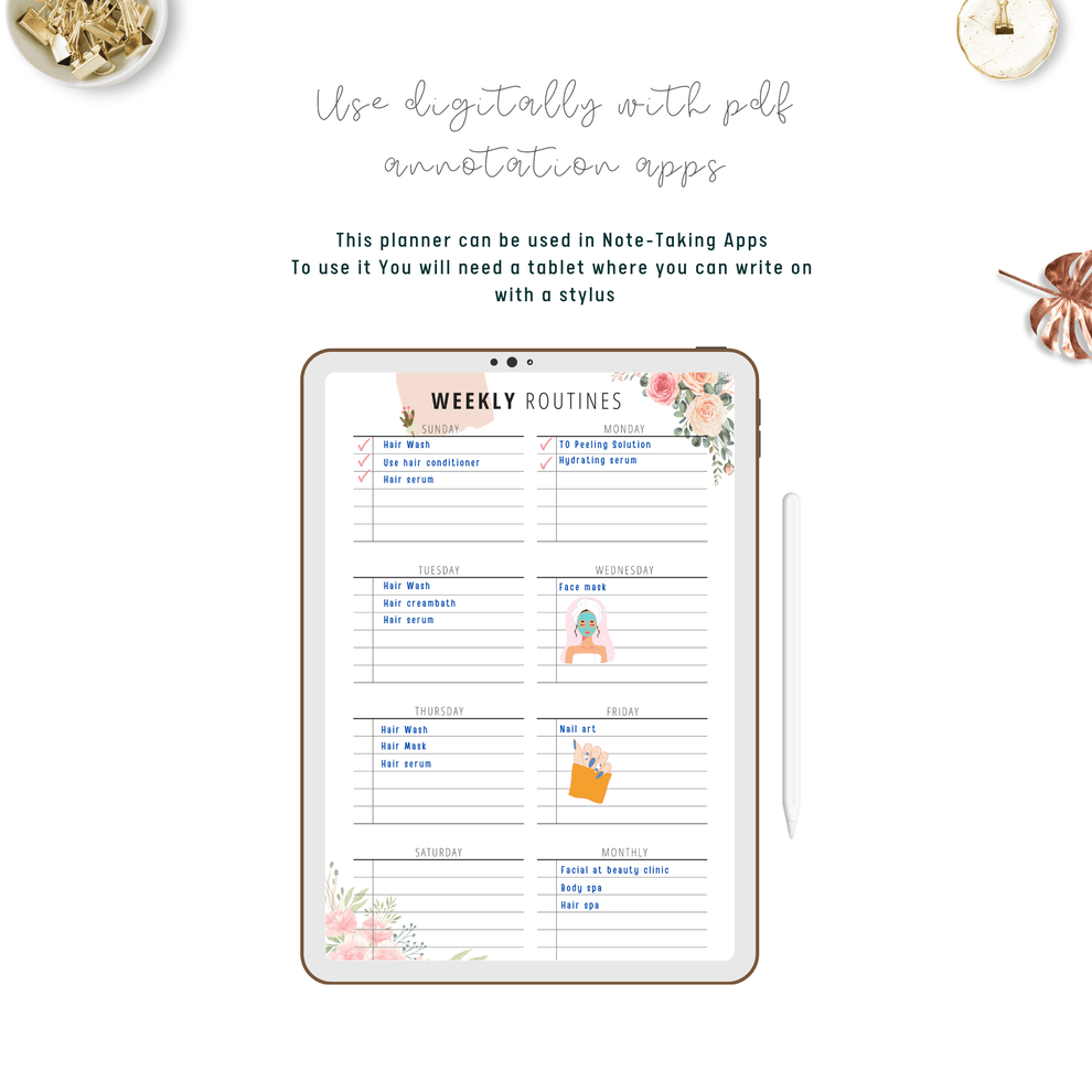 Routine Planner Checklist – mrsneat